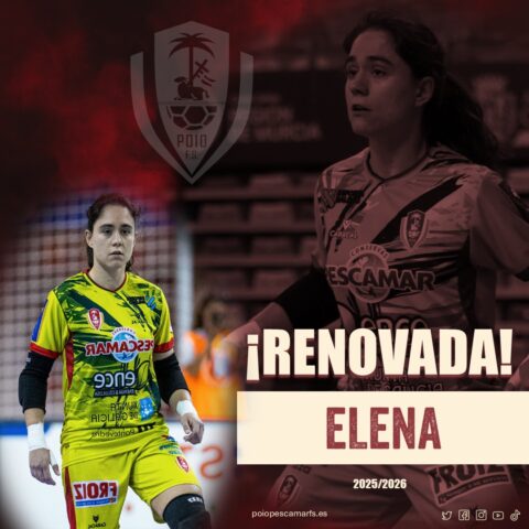 ¡Elena González defenderá la meta por cuarta temporada! - Poio Pescamar FS